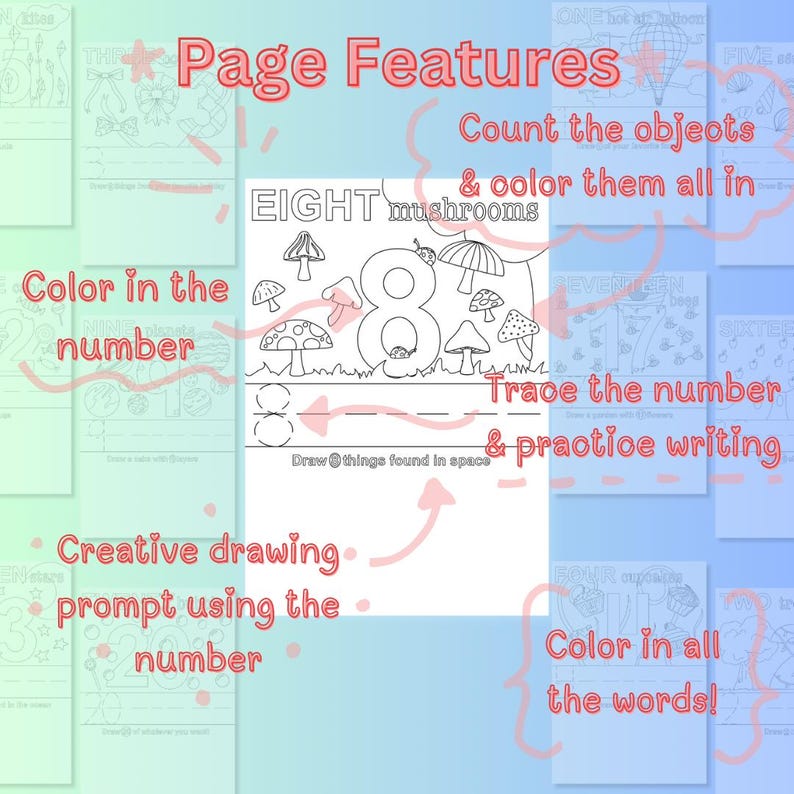 Learn Your Abcs & 123s Coloring Pages Printable Interactive Worksheets ...