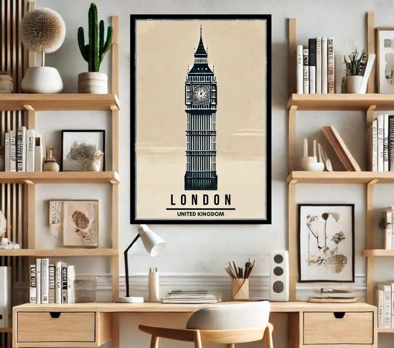 London, London Art Print, London Poster, London Print, London Travel ...