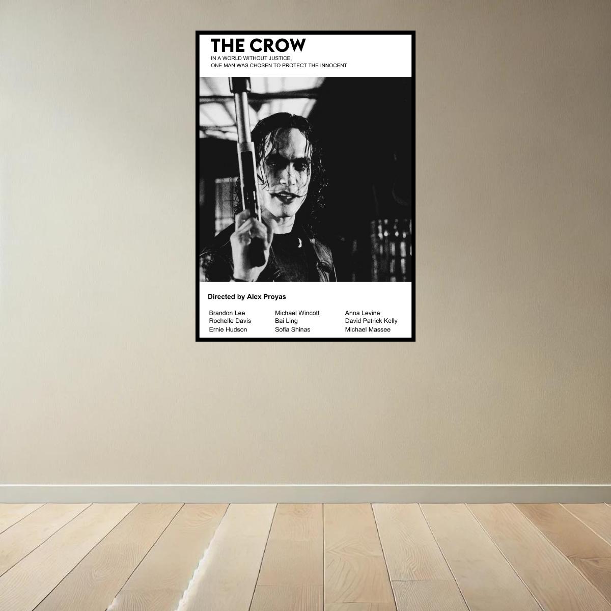 The Crow Movie Poster Featuring Brandon Lee 1994 Prints for Cinema ...