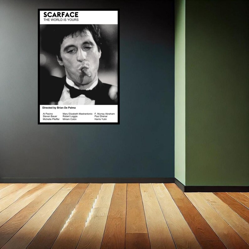 Scarface Movie Poster – Prints for Cinema Rooms, Wall Art, Home Decor ...