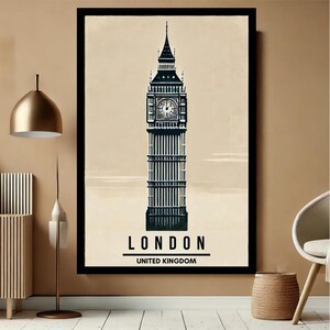 London, London Art Print, London Poster, London Print, London Travel ...