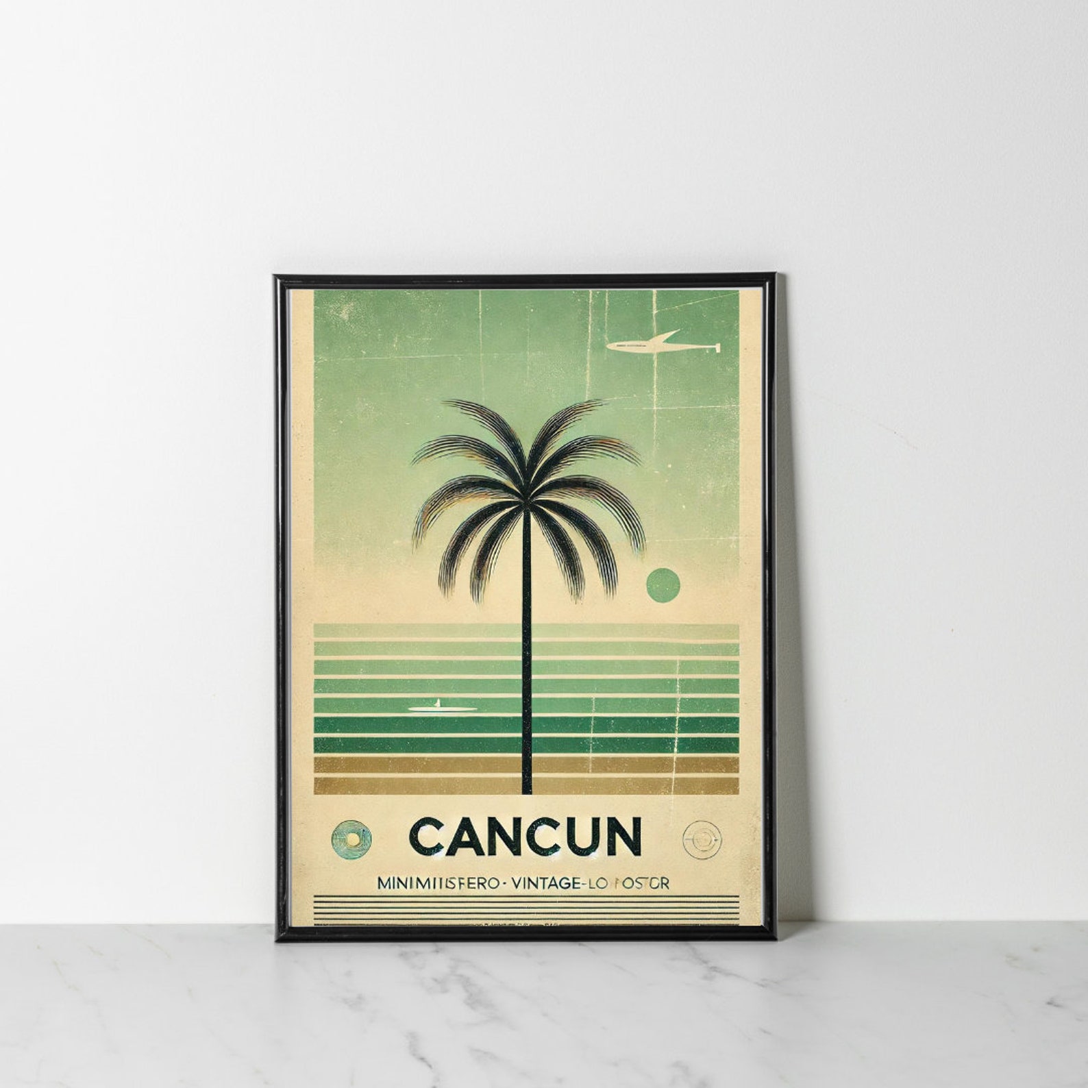 Cancun Poster, Cancun Travel Print, Minimalist Travel Print, Fashion ...