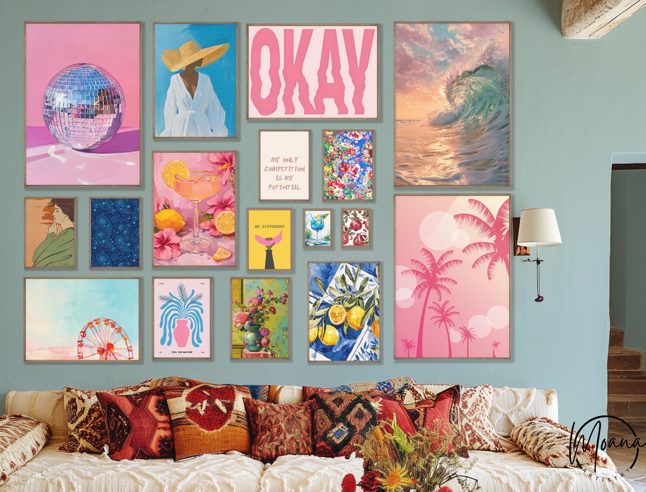 MEGA BUNDLE of OVER 400 Maximalist Gallery Wall Set Eclectic Wall Art ...