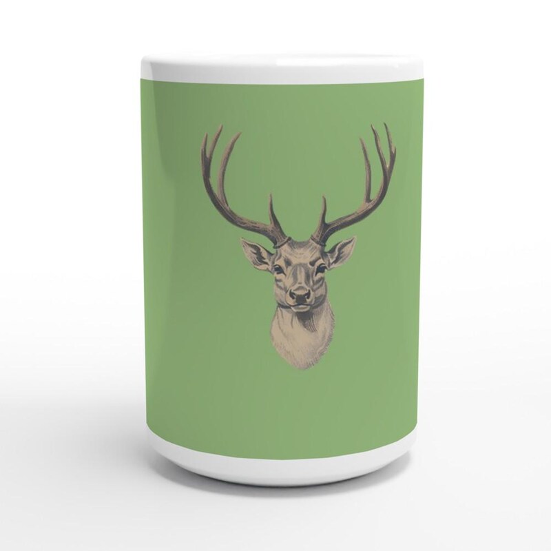 Ceramic Deer Head - Etsy