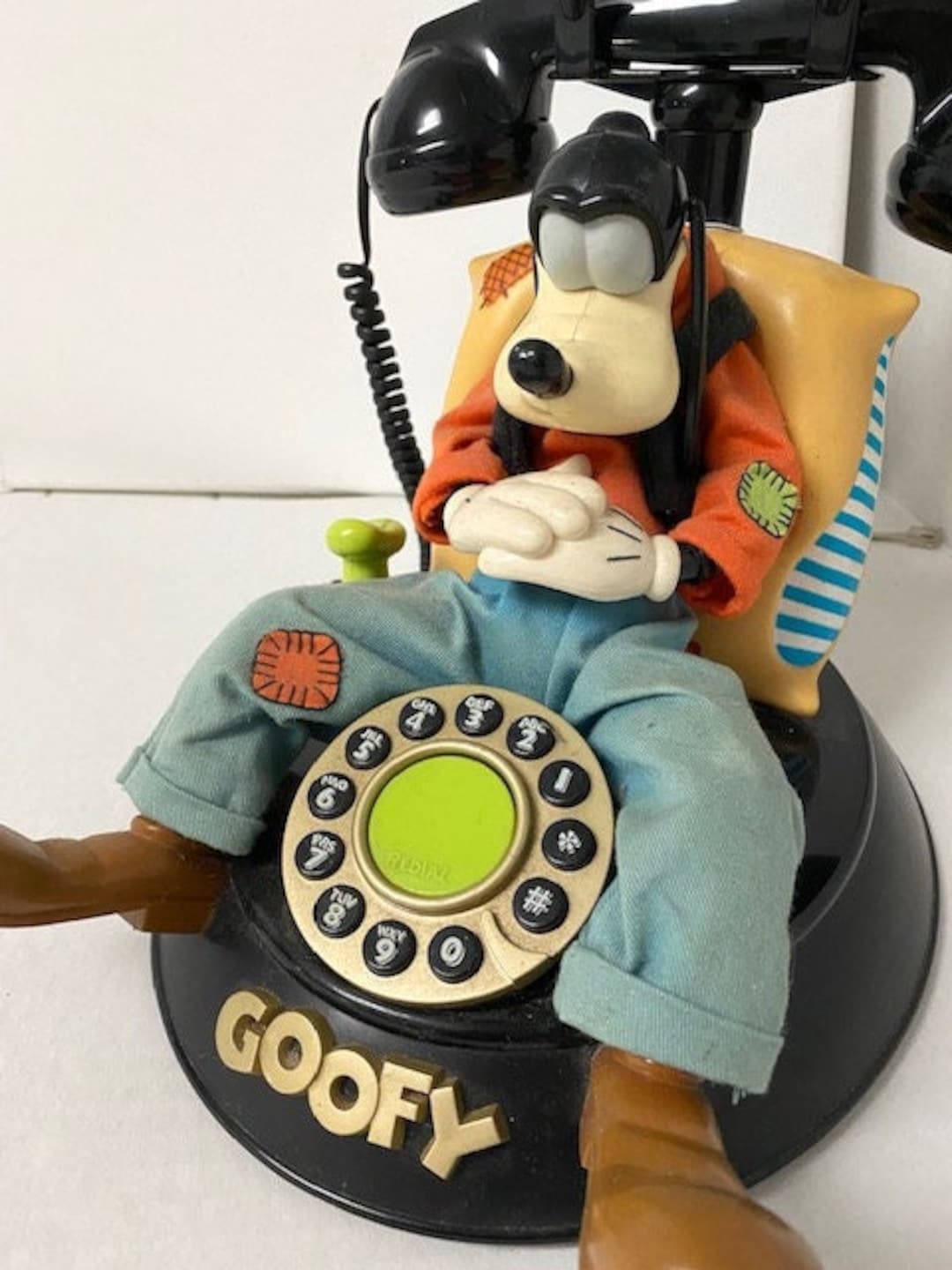 Vintage Disney goofy Landline Telephone, He Talks and Moves. 1980's ...