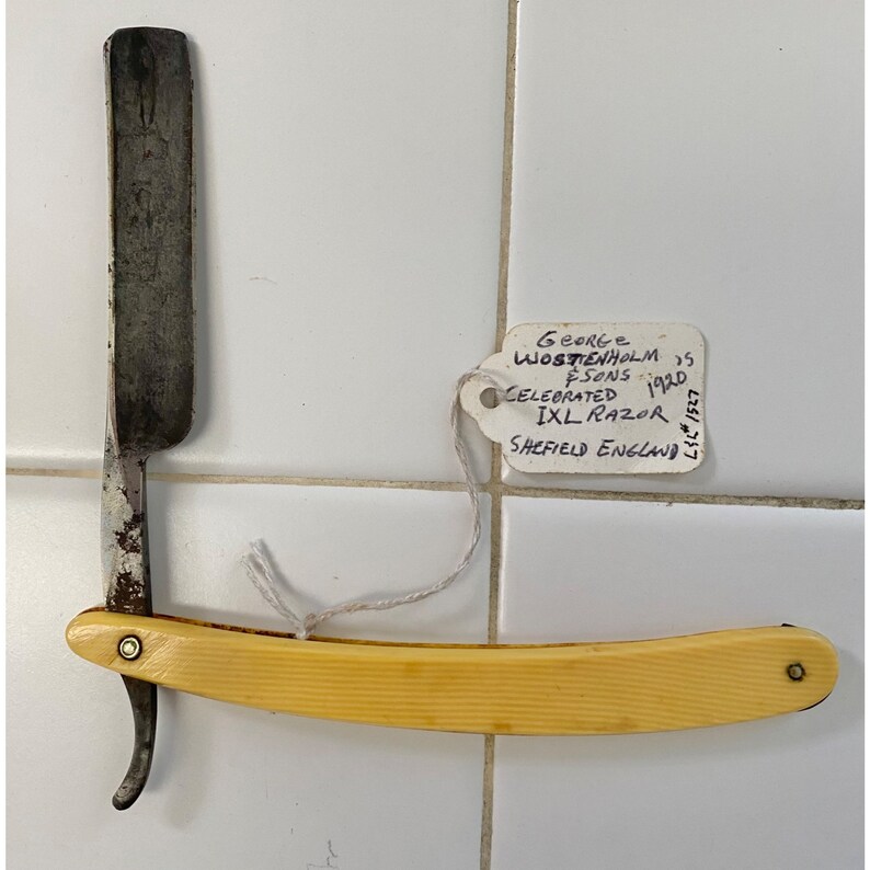 Vintage George Wostenholm Celebrated IXL Straight Razor England - Etsy