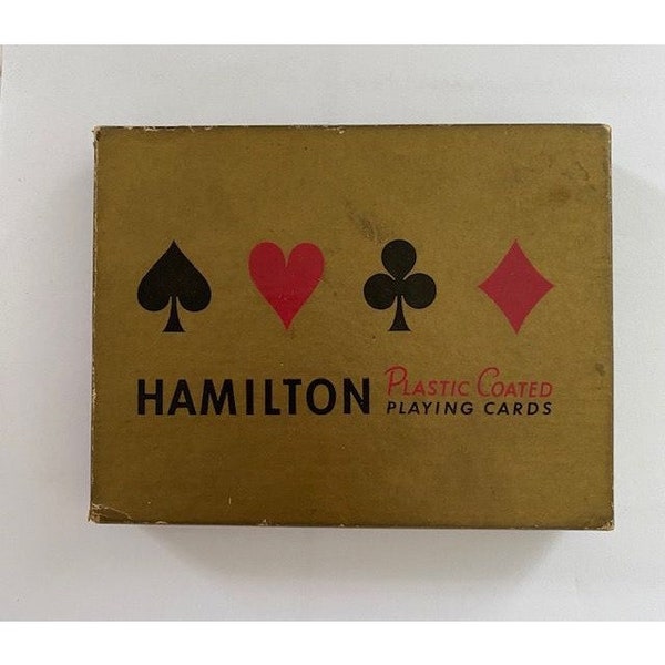 Plastic Hamilton Playing Cards - Etsy