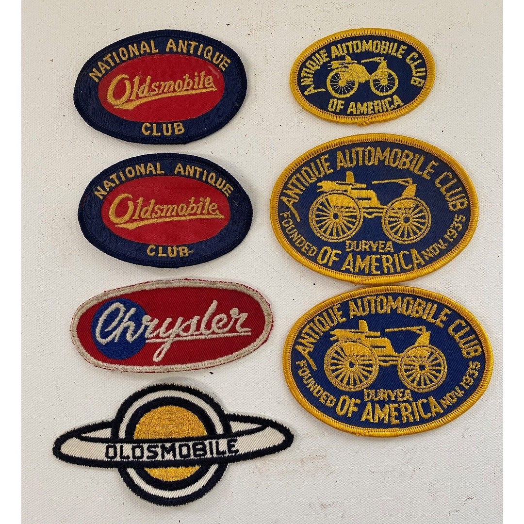 Vintage Antique Car Patches Oldsmobile and Chrysler Lot of 7 - Etsy