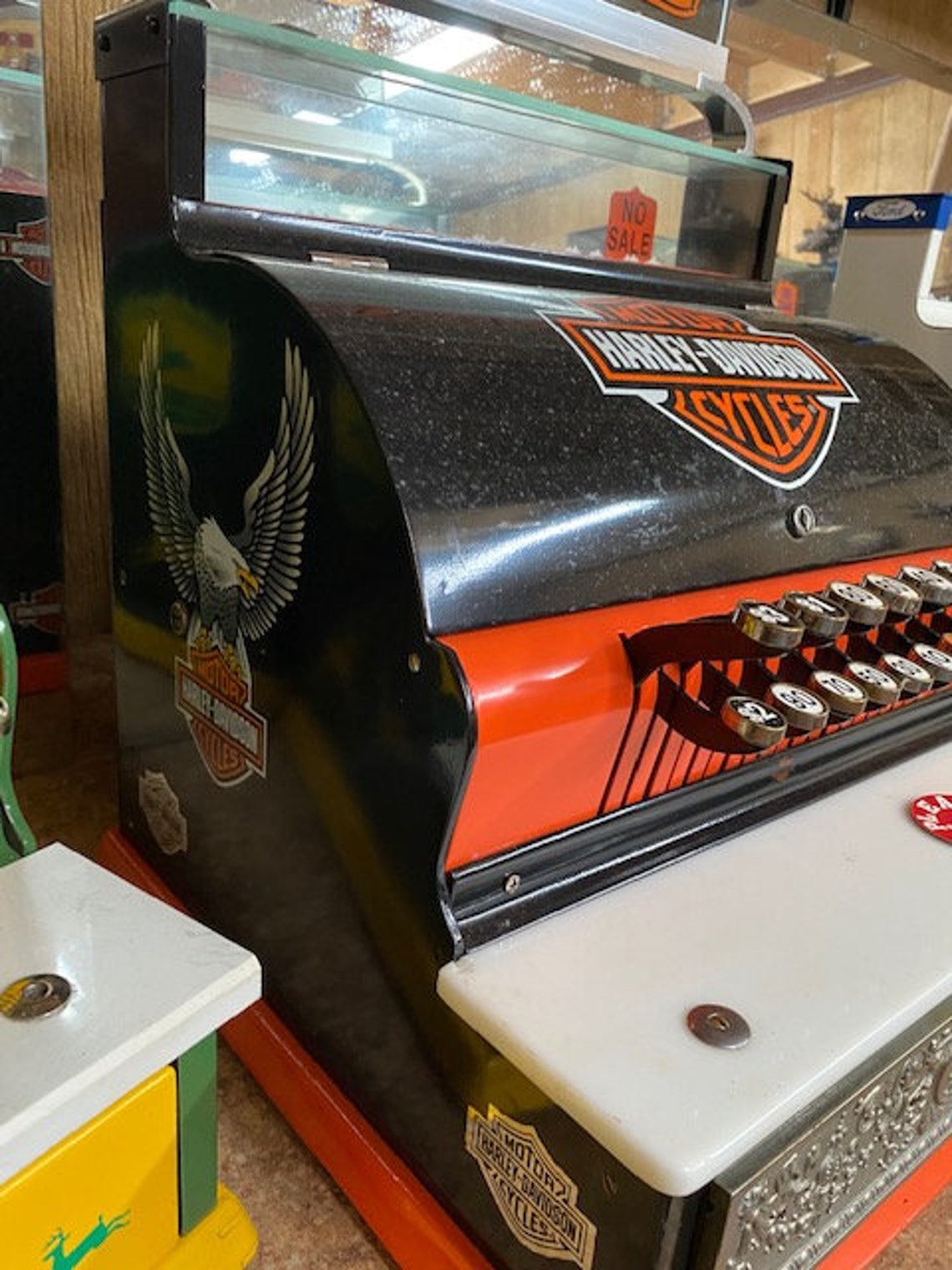 Vintage Harley Davidson Themed NCR Model 928 Mfg 1-25-1910 FREE ...