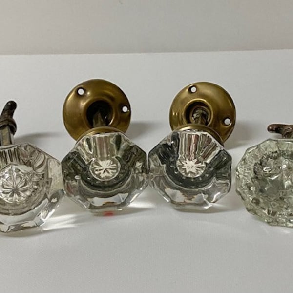 Antique Glass Door Knobs - Etsy