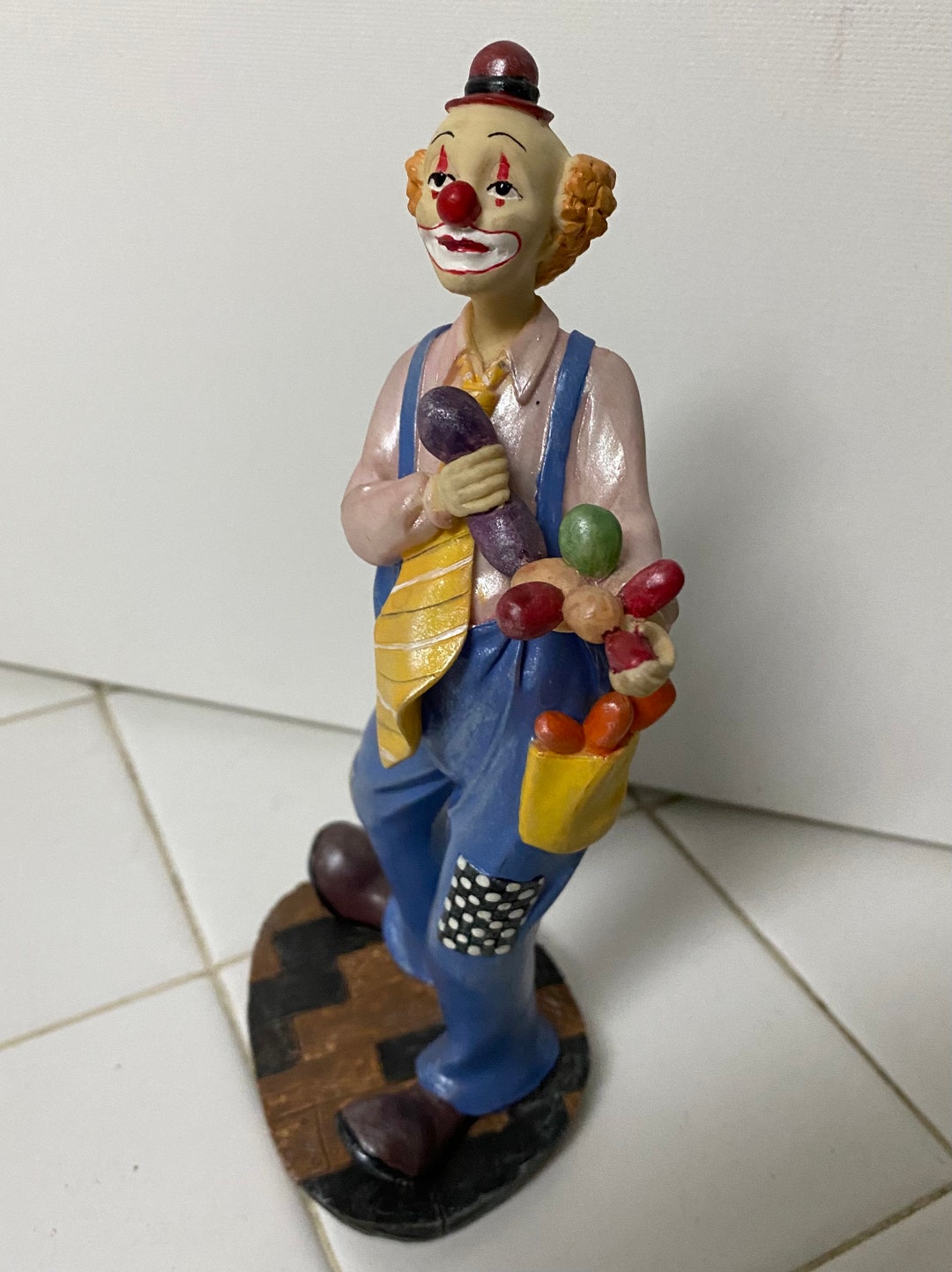 Vintage Clown Figurine - Etsy