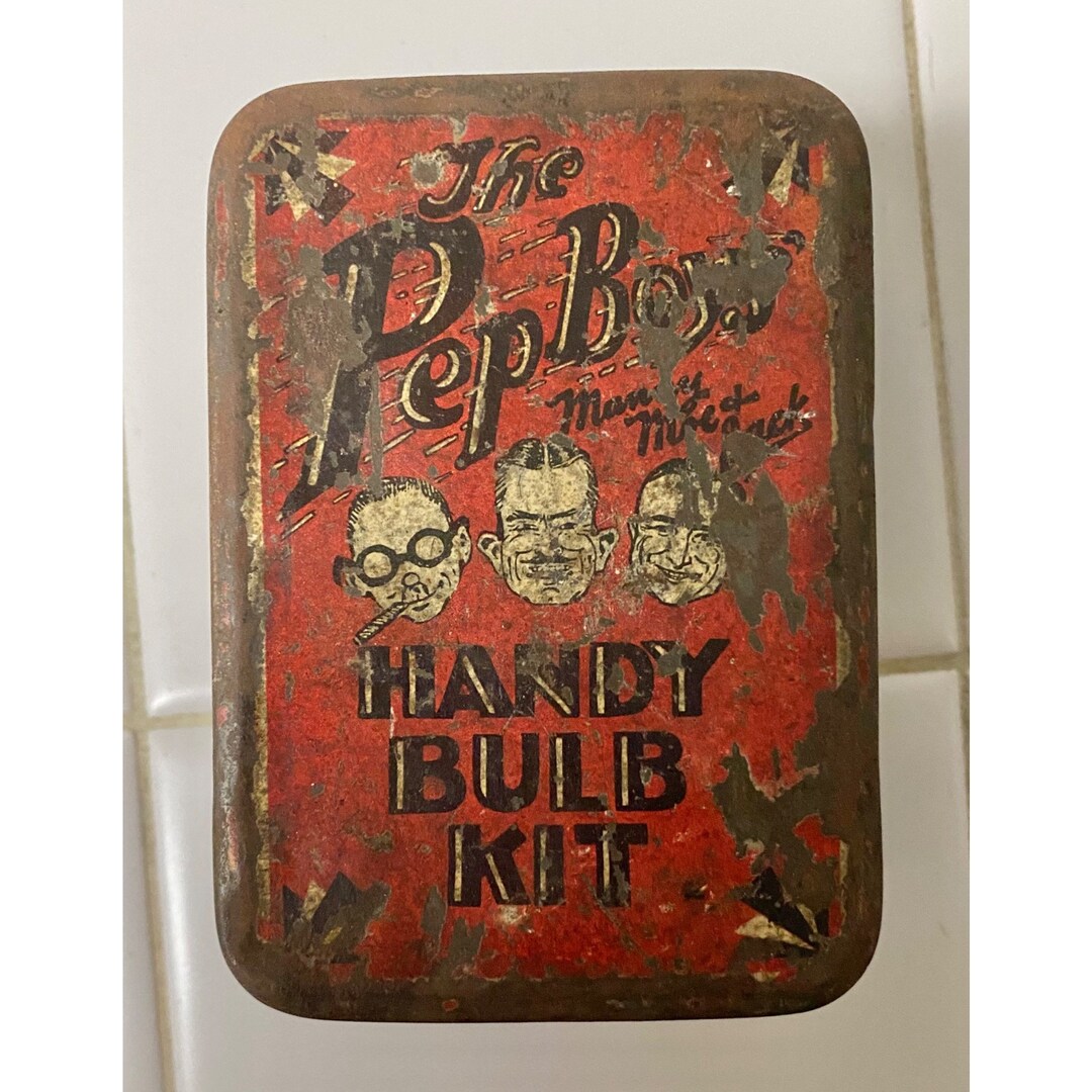 Vintage Pep Boys Handy Bulb Kit Filled With Bulbs - Etsy