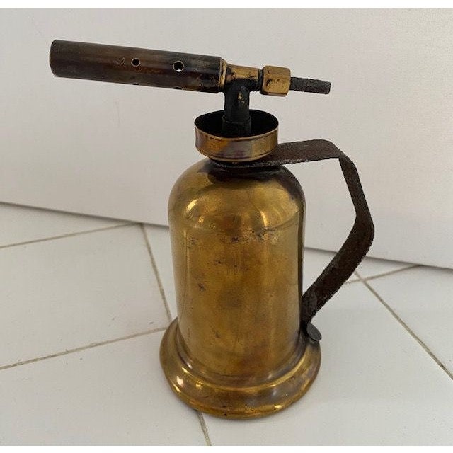 Vintage Lenk Brass Gasoline Blow Torch Steampunk - Etsy