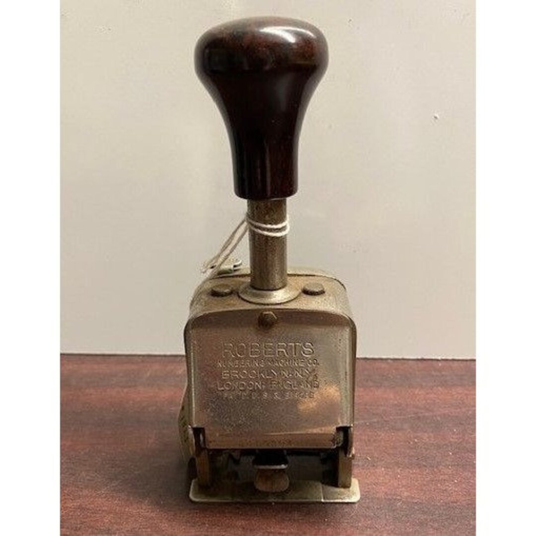 Vintage Roberts Model 95 Numbering Machine - Etsy