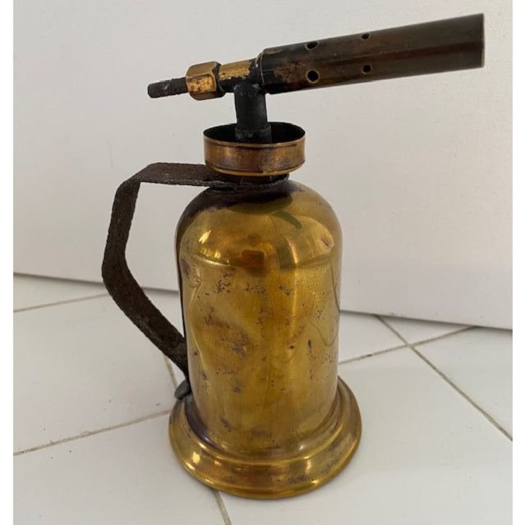 Vintage Lenk Brass Gasoline Blow Torch Steampunk - Etsy