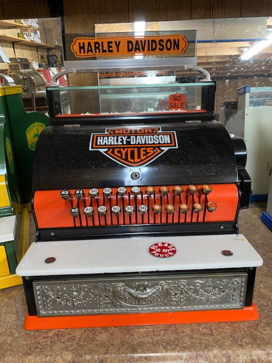 Vintage Harley Davidson Themed NCR Model 928 Mfg 1-25-1910 FREE ...