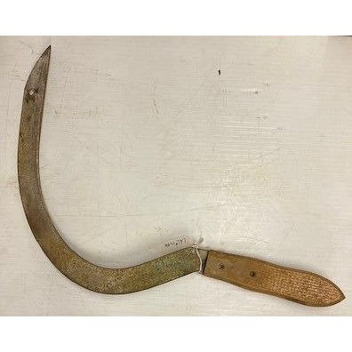 Antique Vintage Hand Sickle Scythe Wood Handle Farmhouse Barn - Etsy