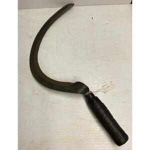 Antique Vintage Hand Sickle Scythe Wood Handle Farmhouse Barn - Etsy
