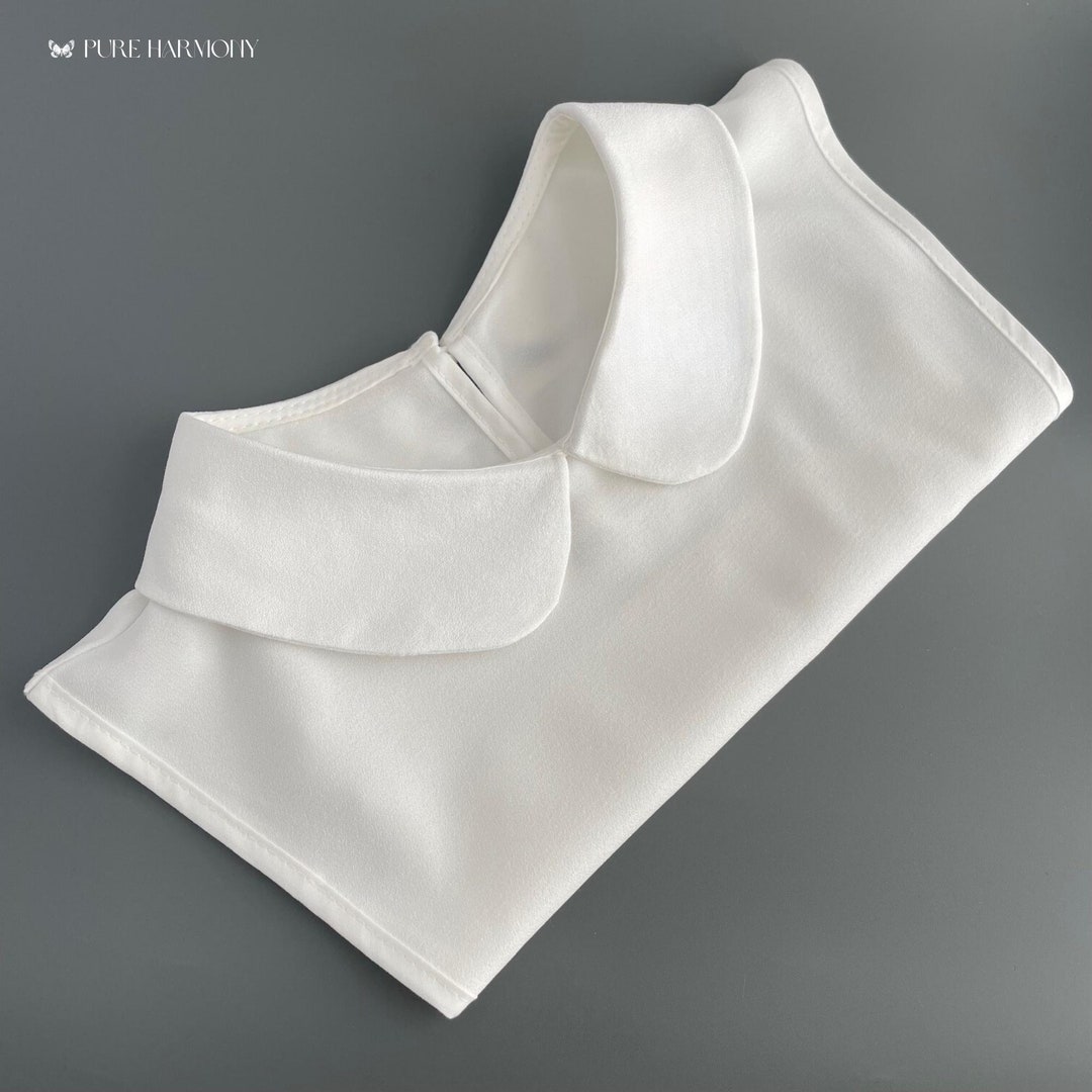 Chic White Collar Dickey Detachable Shirt Collar Accessory Elegant ...