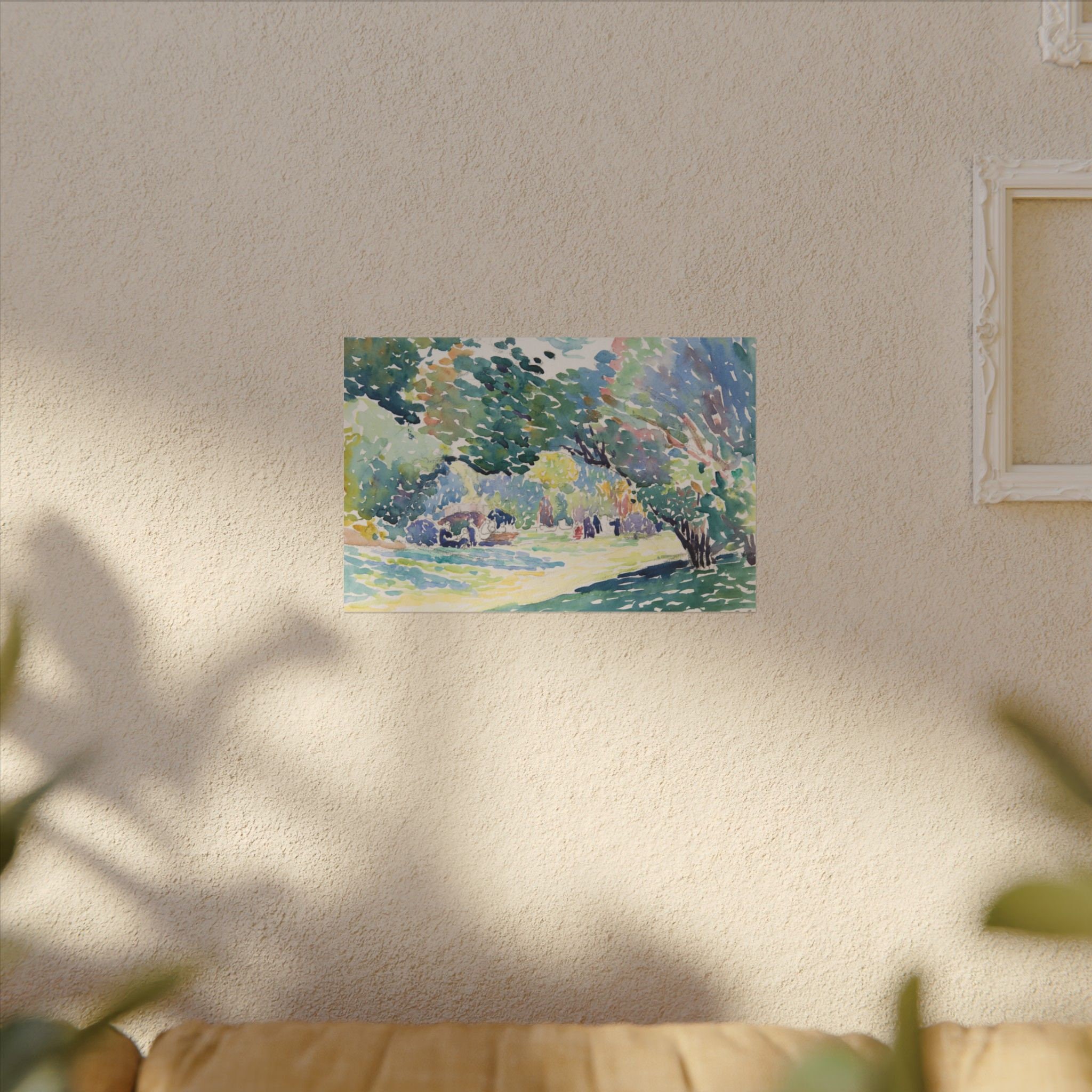 UNFRAMED Colorful French Landscape Watercolor Art Print Vibrant Wall ...