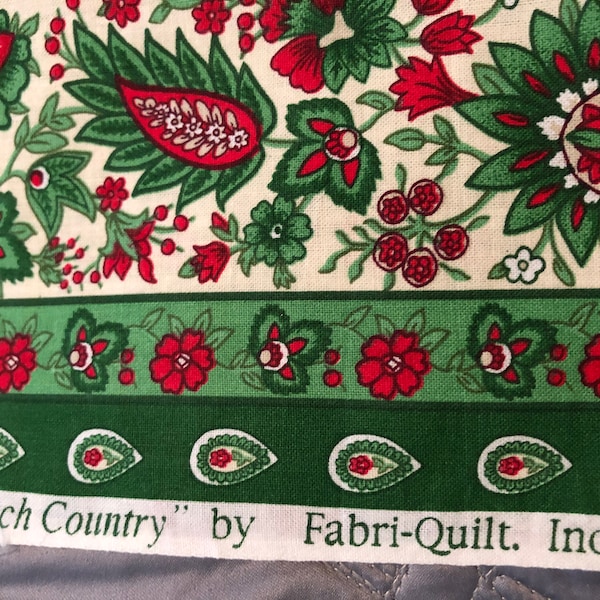 Red Green Fabric - Etsy