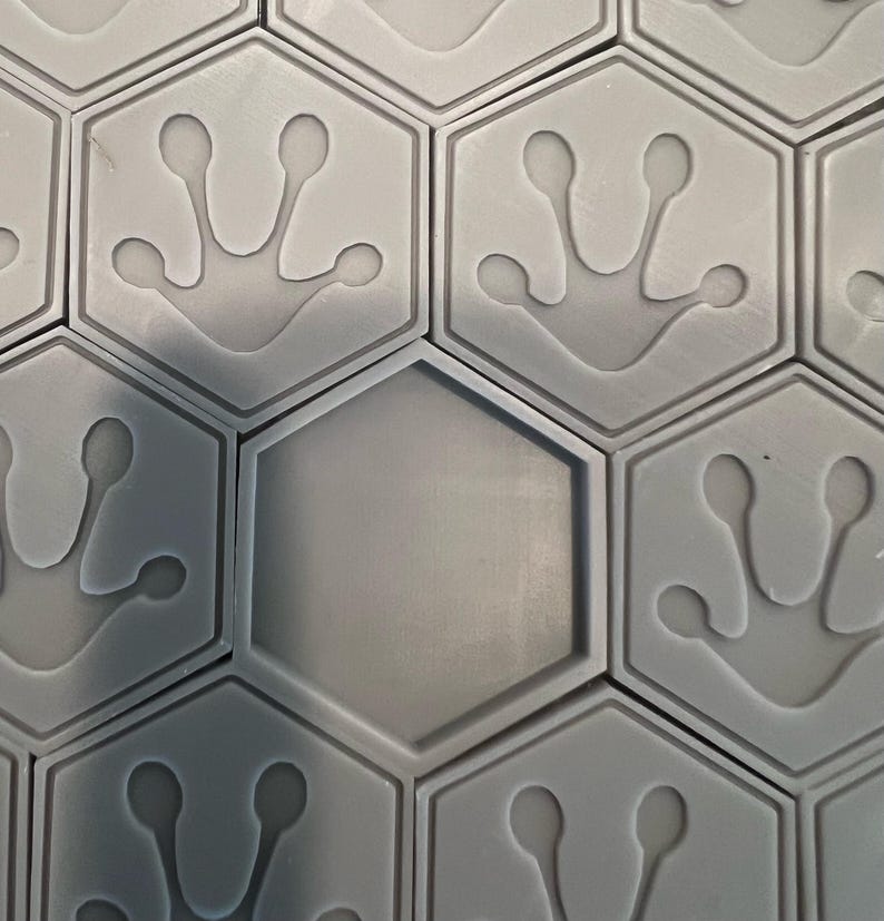 12X Frogforge3d Dish Style Hex Bases 6mm Scale - Etsy