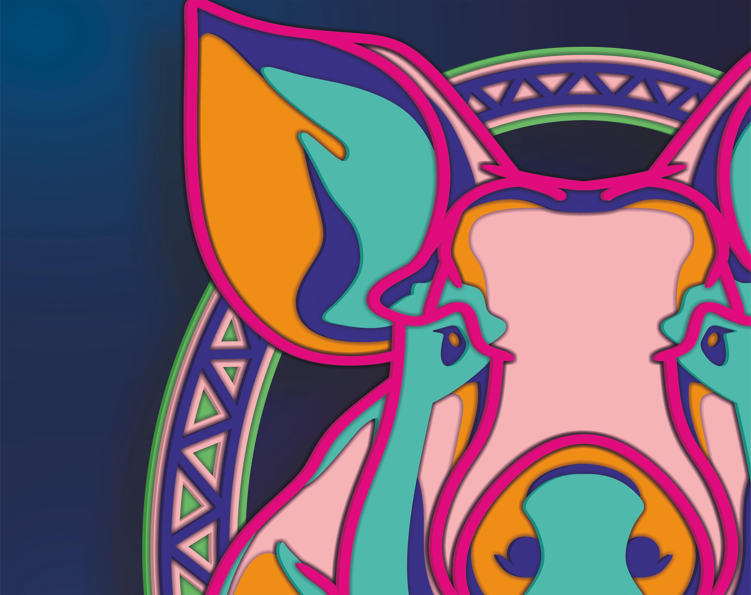 Pig SVG File, Peeking Animal DXF, Farm Vector, Laser Cutting Designs ...