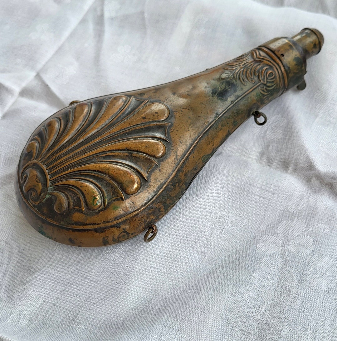 Civil War Era Gun Powder Flask Made by American Flask & Cap Co of ...