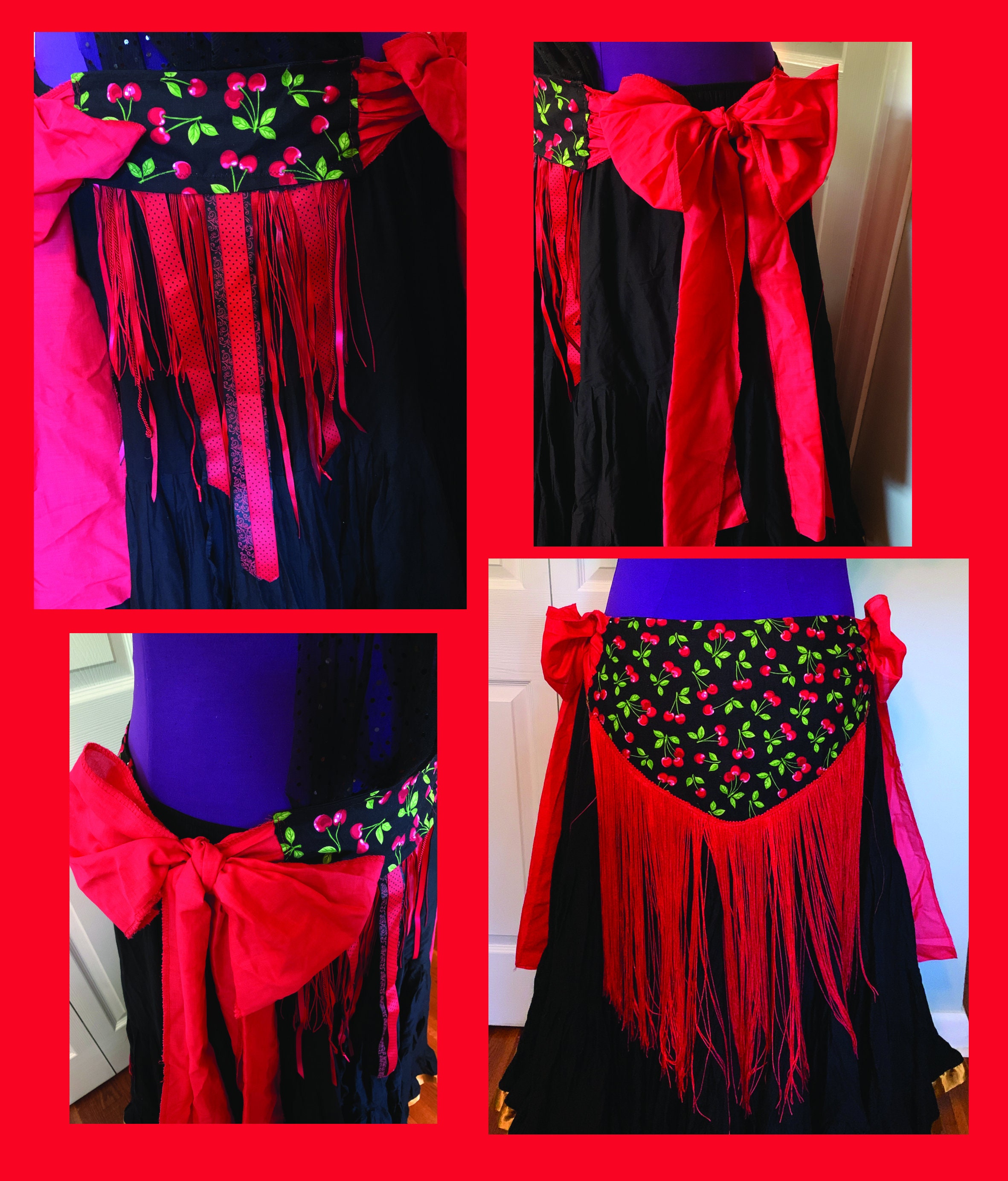 Cherry Pin-up Belly Dancer, Fusion Belly Dance, Adult Halloween Costume ...