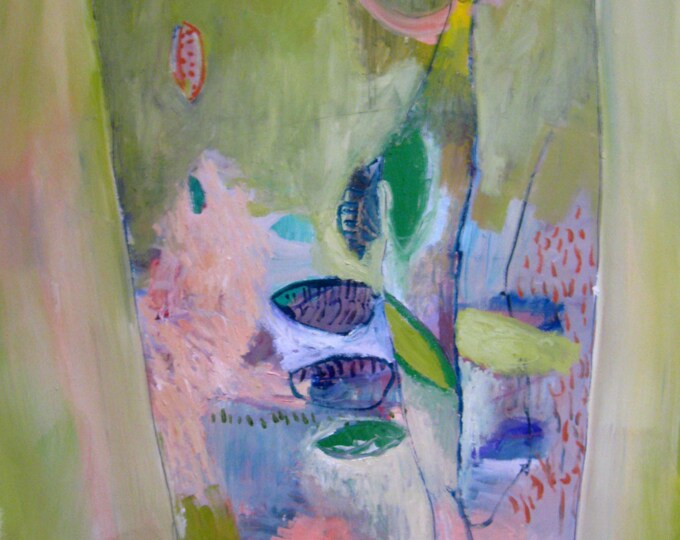Tall Terrarium, Original Oil Painting on Bfk Reeves Paper - Etsy