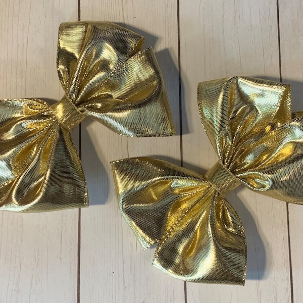 Metallic Gold Bow - Etsy