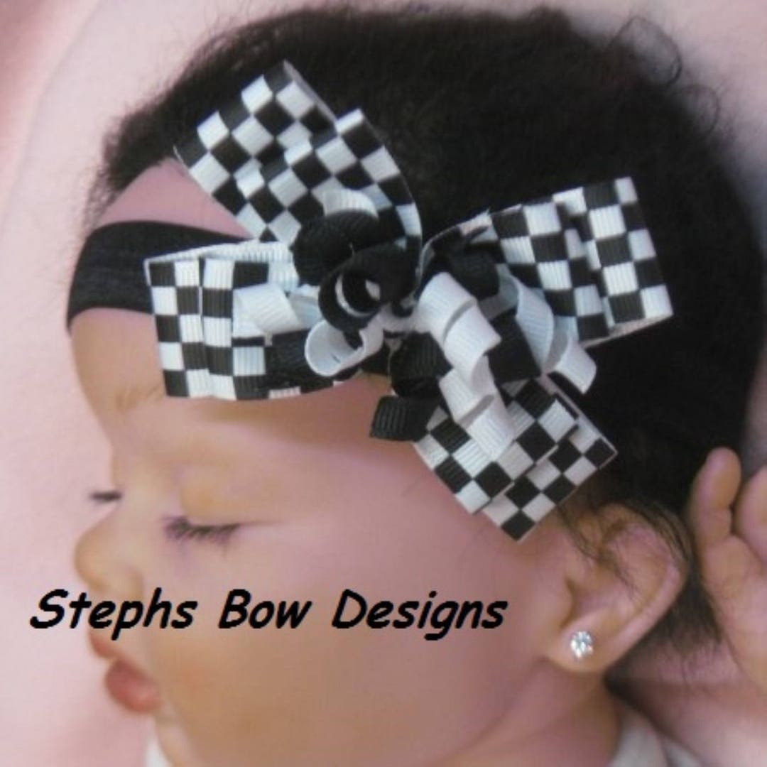 Black & White Checkered Checker Racing Flag NASCAR Dainty Layered ...