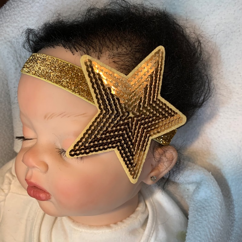 Gold. Star Headband - Etsy