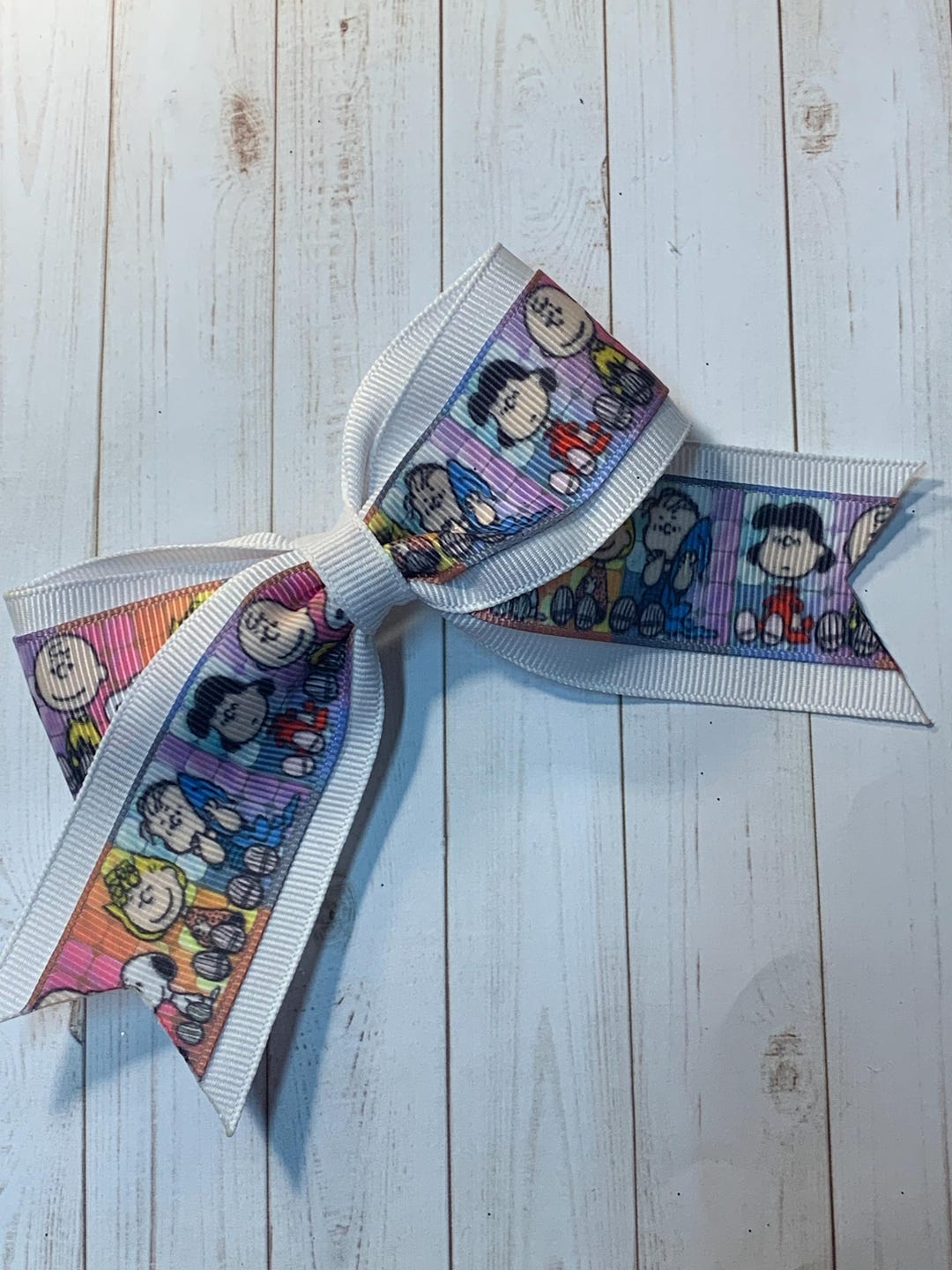 Peanuts/snoopy Hair Bow, Charlie Brown Cheer Hairbow, Peanuts/lucy ...