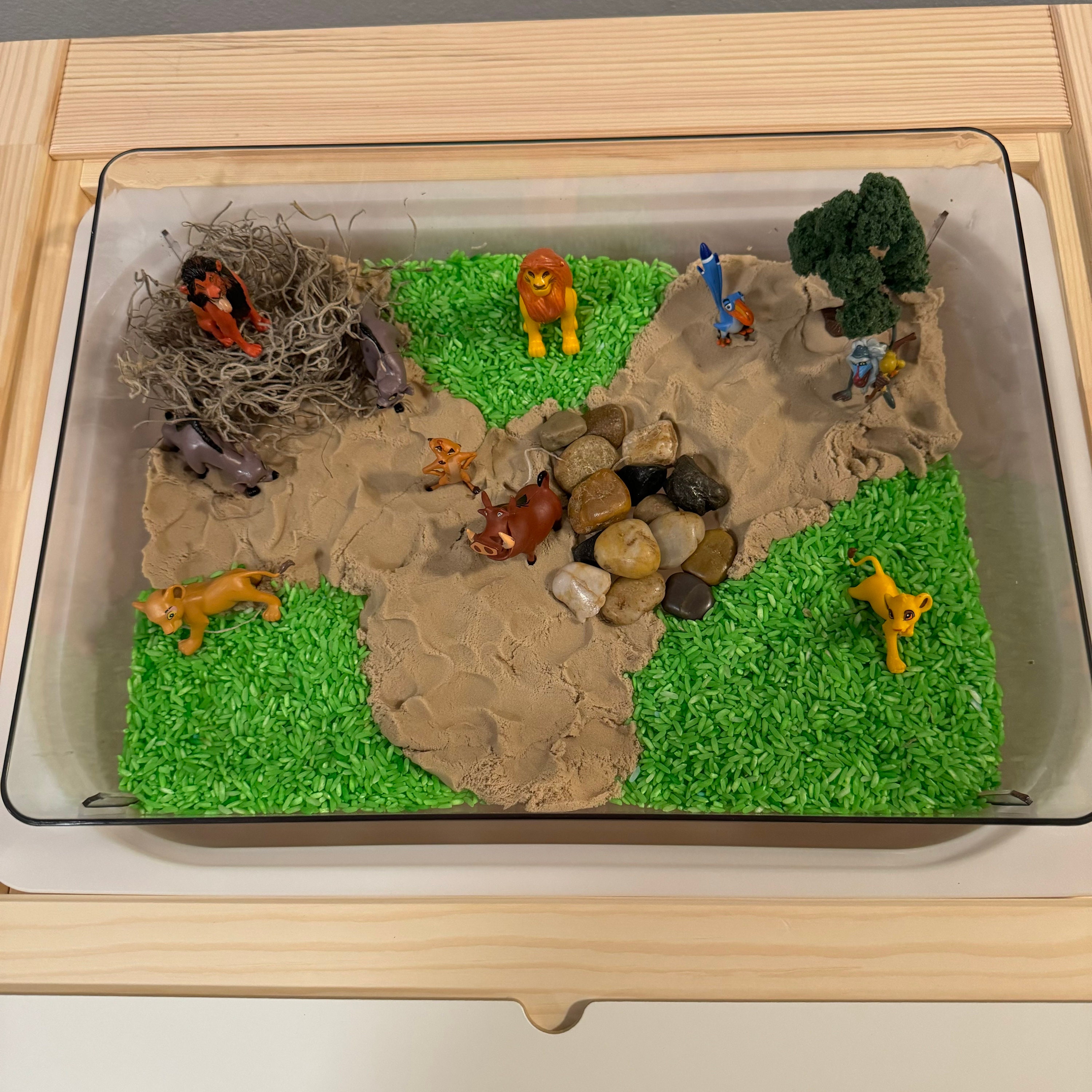 Lion King Sensory Bin, Montessori Toy, Kids Activity, Summer Activity ...