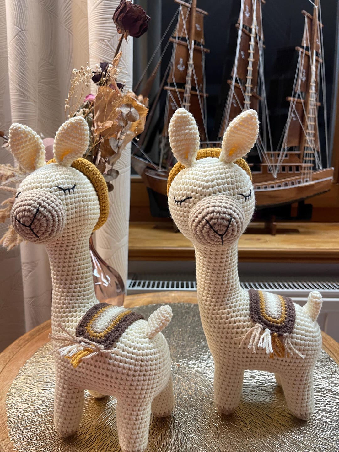 Lama Stuffed Toy Cuddly Toy Amigurumi Handmade Crocheted Gift Newborns ...