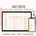 Google Sheets Habit Tracker | Digital Planner for Routines & Goals ...