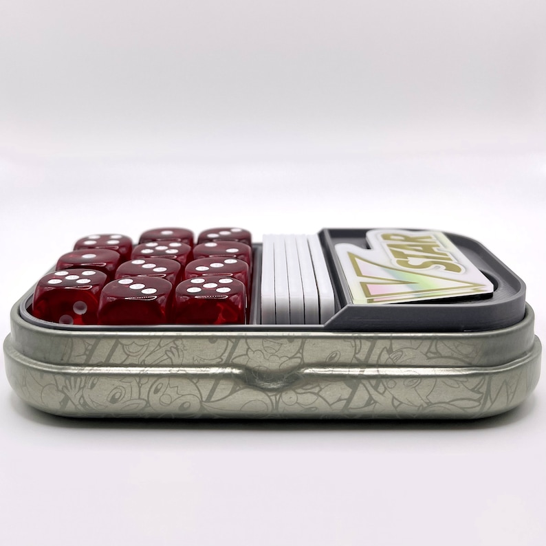 Pokémon Mini Tin 3d-printed Insert Designed for Larger Dice and ...