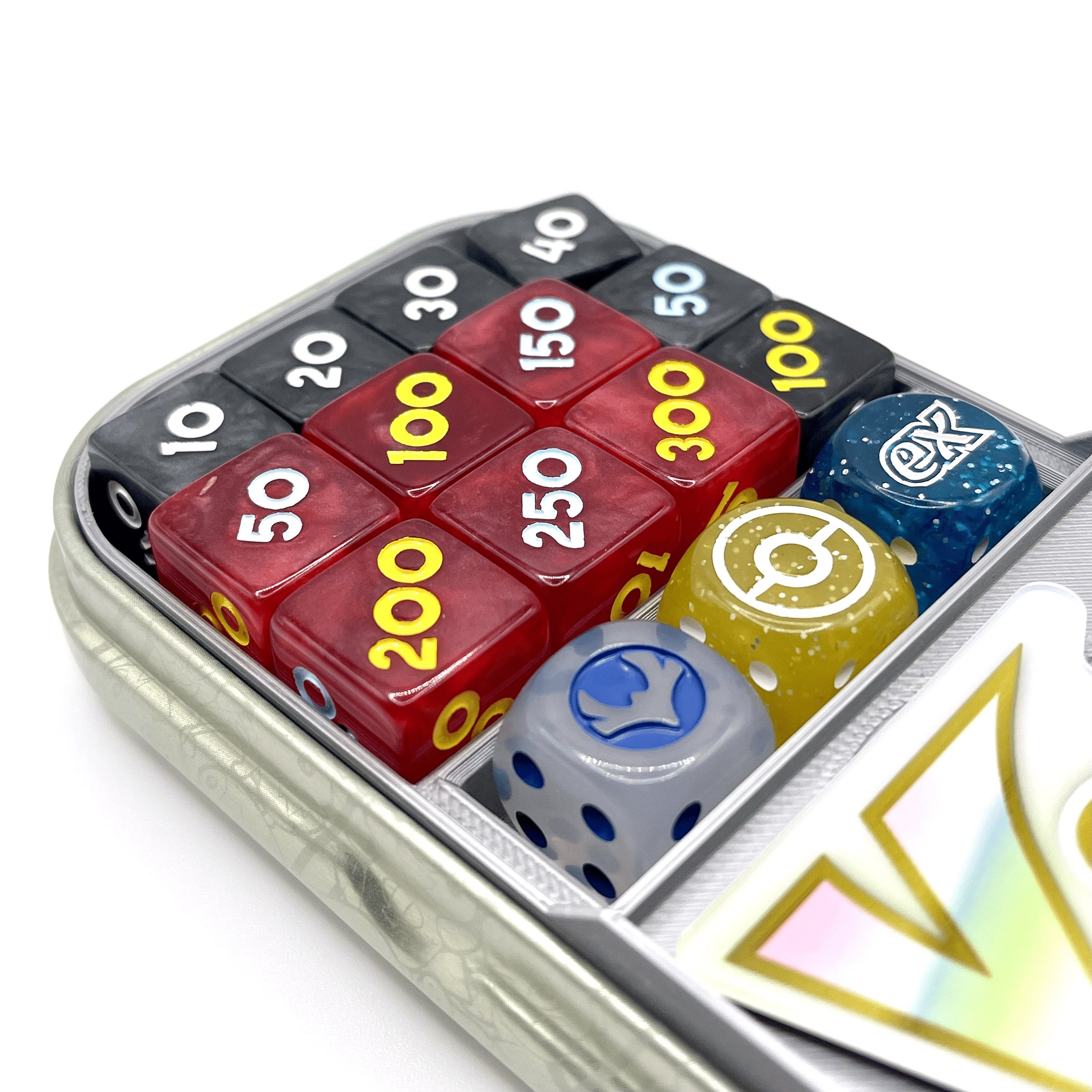 Pokémon Mini Tin 3d-printed Insert Designed for Larger Dice and ...