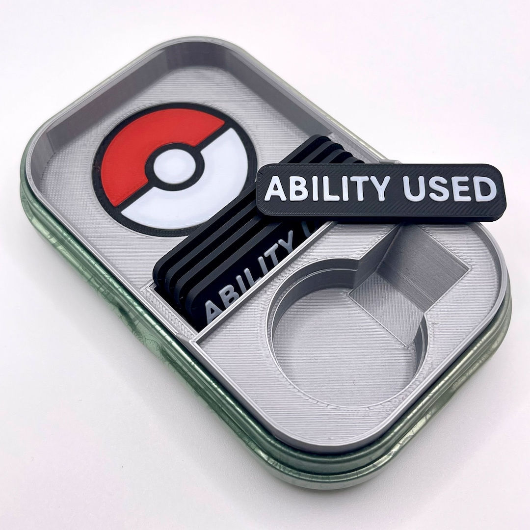 Pokémon Mini Tin 3d-printed Insert Designed for Larger Dice and ...