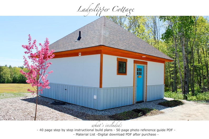 20'x20' Tiny House Architectural Plans: 600SF Modern Cottage (PDF) - Etsy