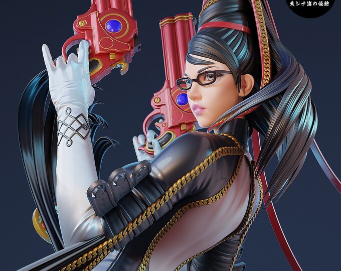 1/6th Scale Bayonetta Fan Art Resin 3D Printed Figure Unpainted ...