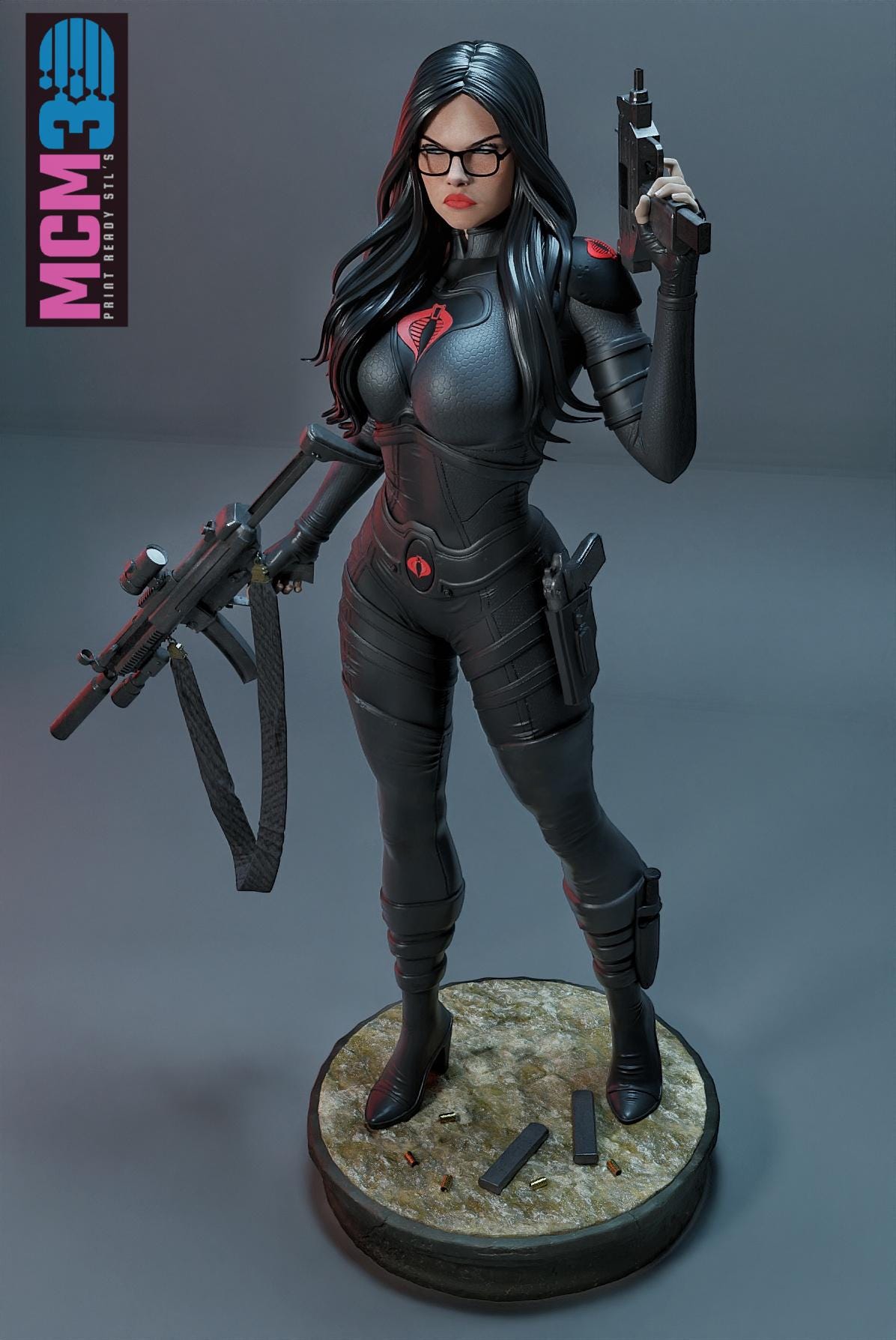 1/6th Scale Baroness Fan Art Resin 3D Printed Figure Unpainted ...