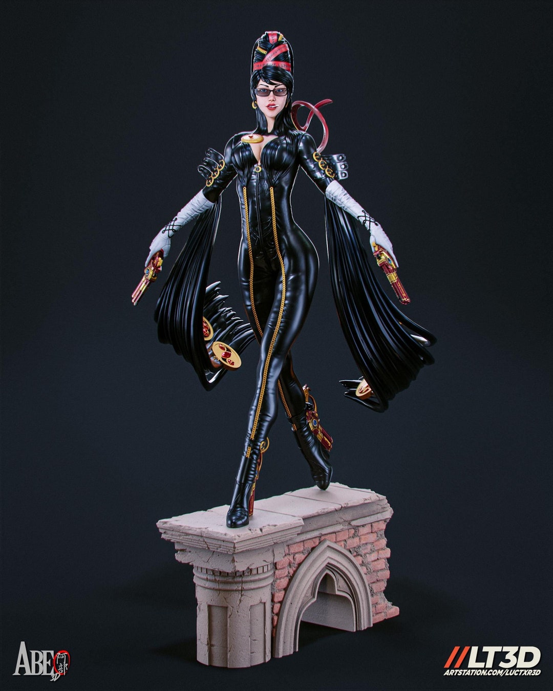1/6th Scale Bayonetta Fan Art Resin Figure (unpainted/unassembled) - Etsy