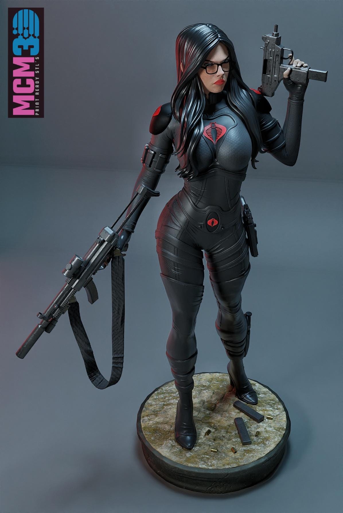 1/6th Scale Baroness Fan Art Resin 3D Printed Figure Unpainted ...