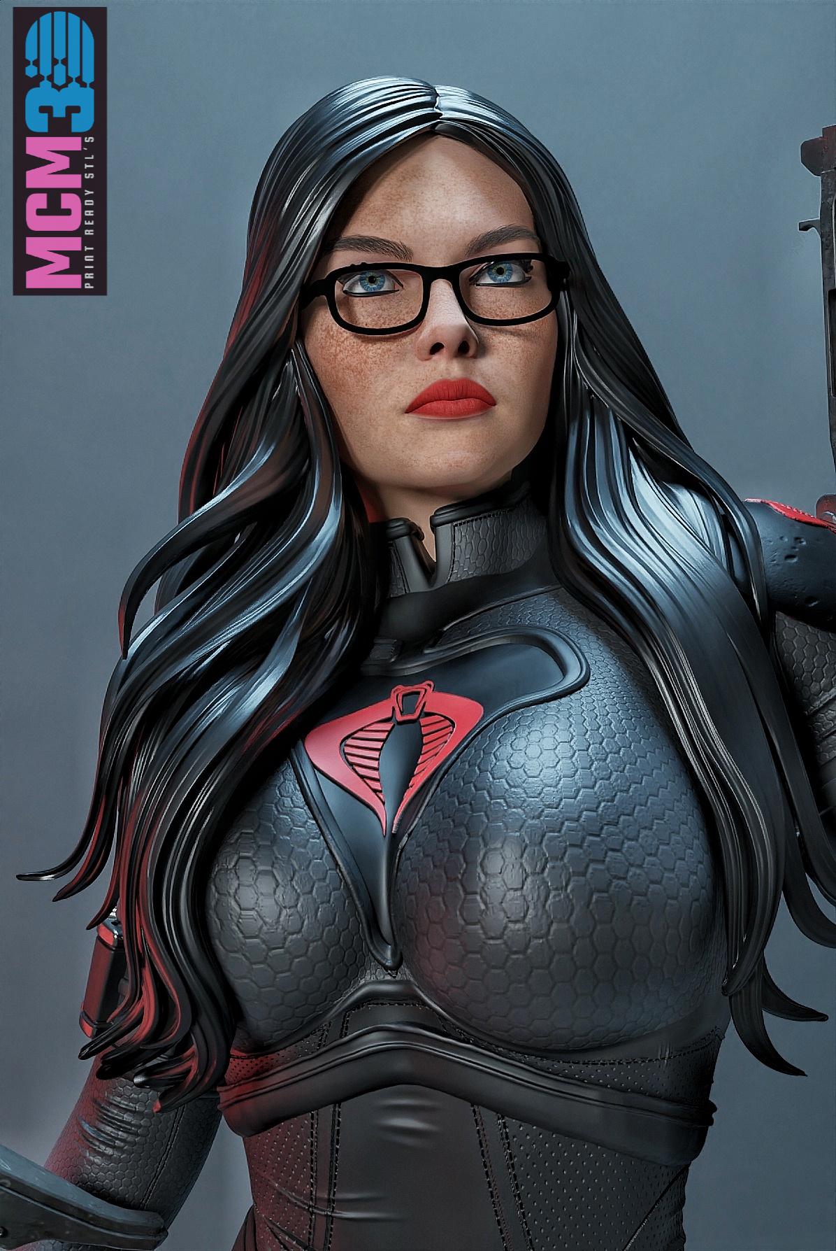 1/6th Scale Baroness Fan Art Resin 3D Printed Figure Unpainted ...
