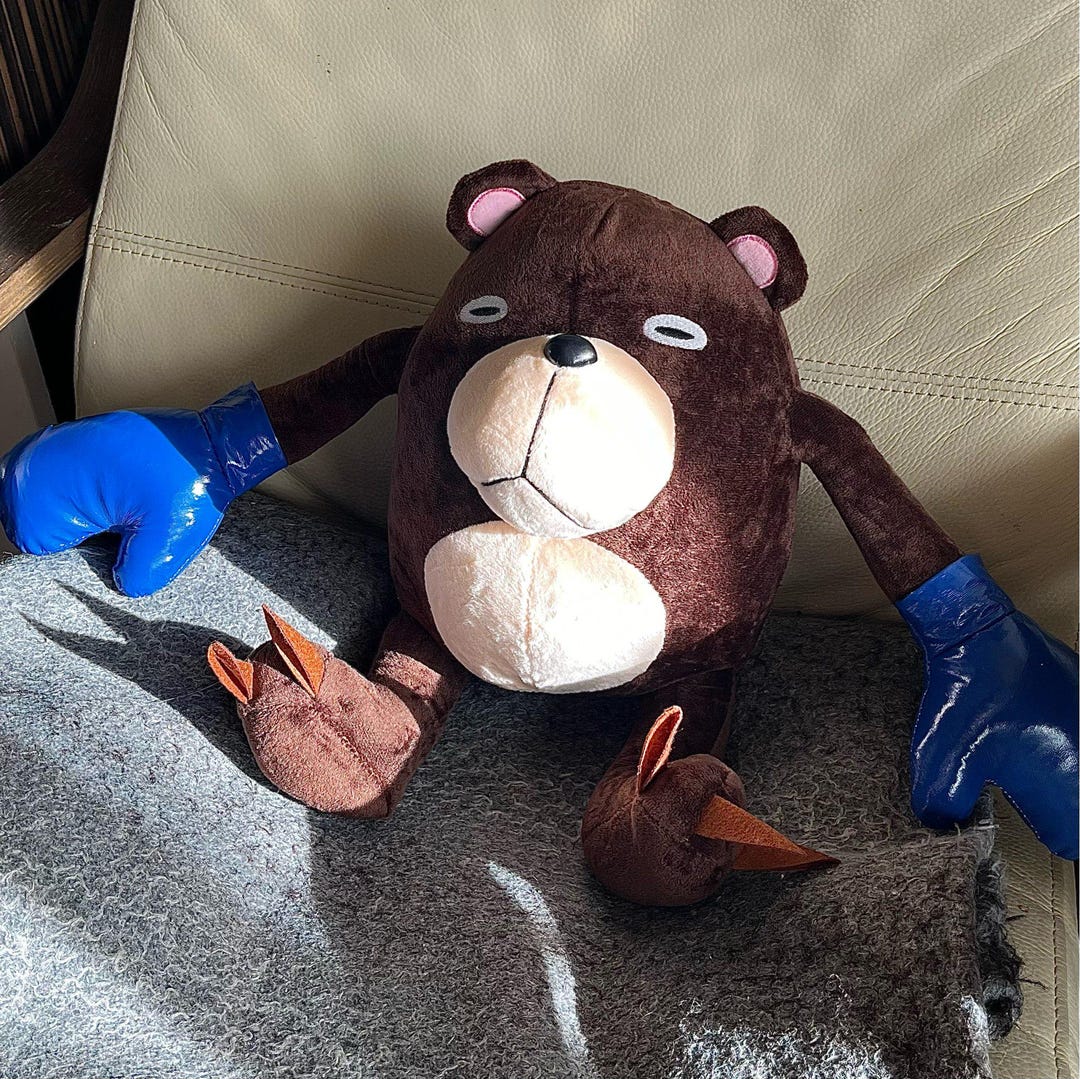 Anime Jujutsu Kaisen Cosplay Bear New Hot Sale Plush Gojo Itadori ...