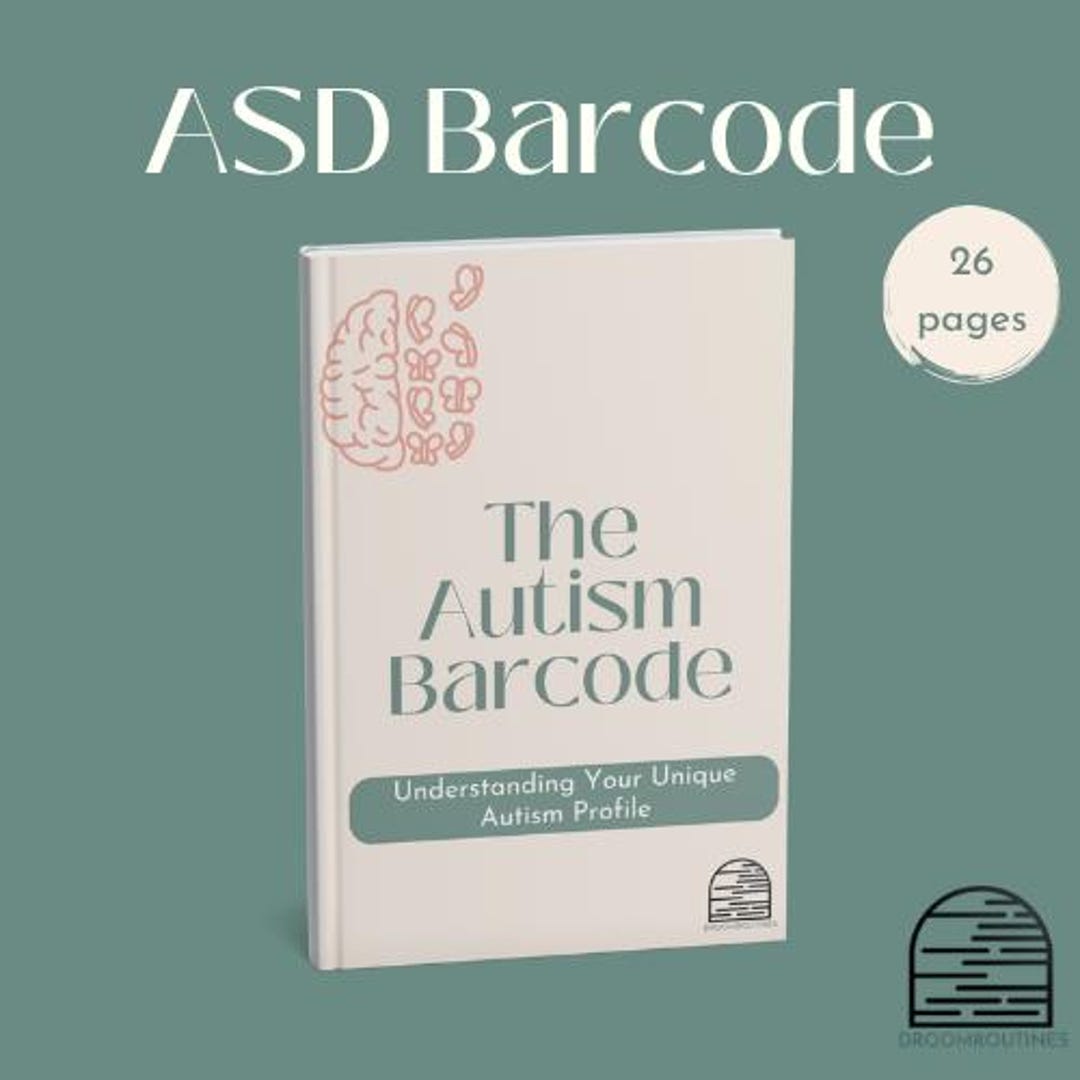 The Autism Barcode | Workbook Digital Download | Autism Self Reflection ...