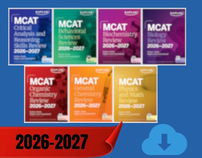 MCAT Complete 7-book Subject Review 2026-2027 - Etsy UK