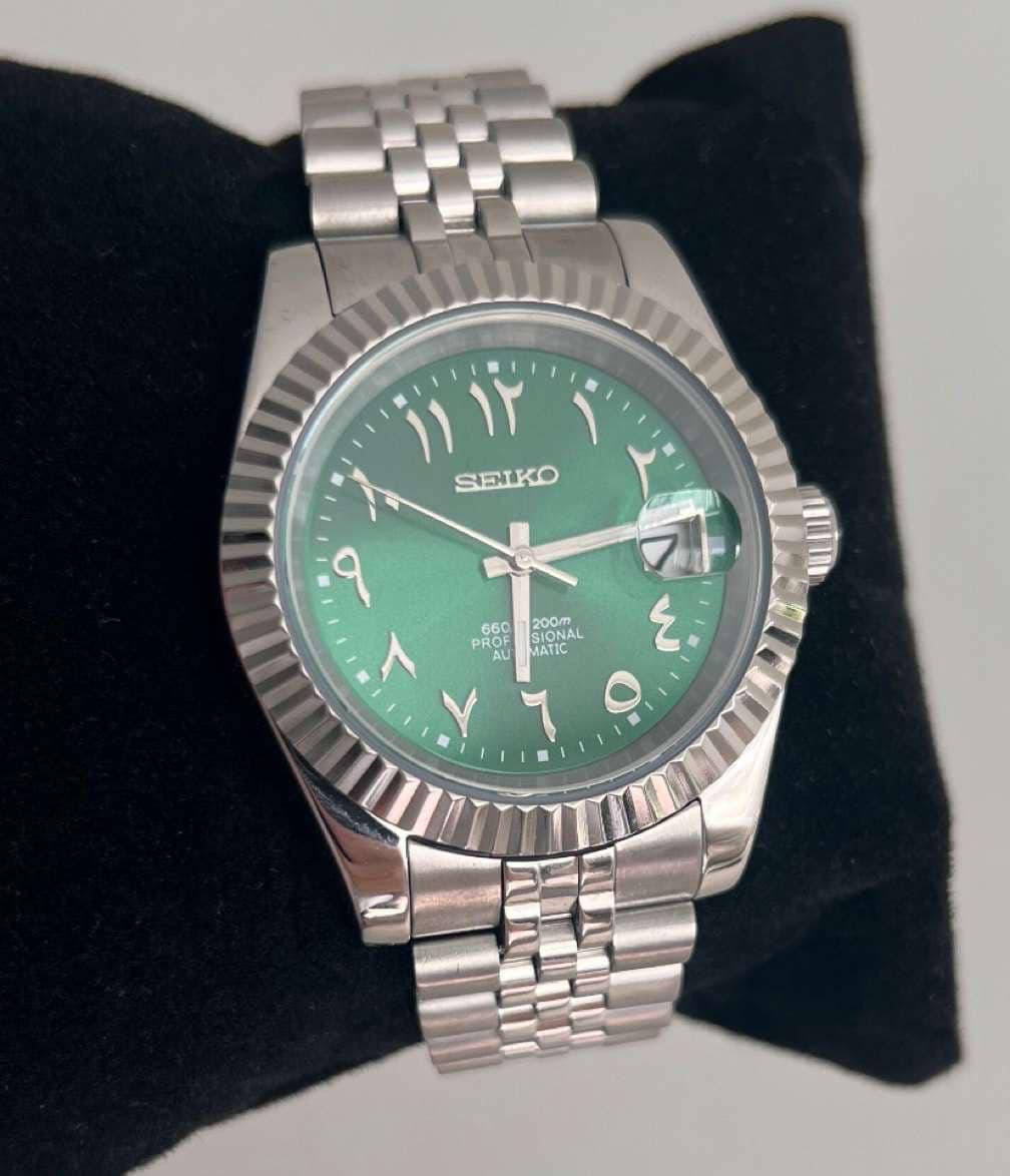 Arabic Date-just Seiko Mod CUSTOM - Etsy